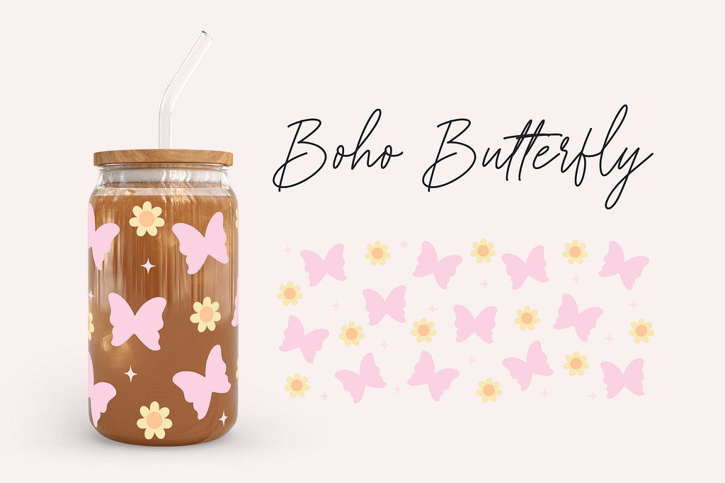 5 Free Glass Can Wrap SVG Files - Boba and Bear
